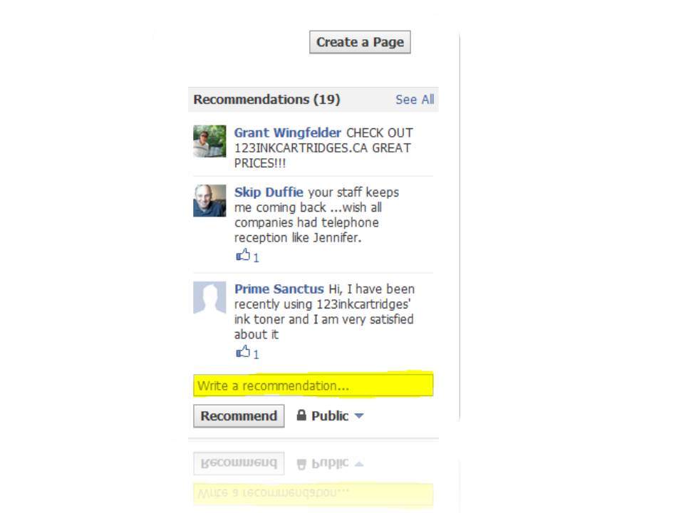 Recommend us; Get Free Gift- Facebook Event Tutorial | 123ink's Blog
